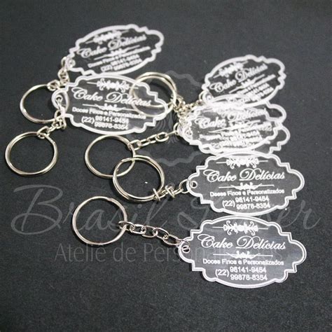 Chaveiros Personalizados em Mdf ou Acrílico Brasillaser Ateliê de