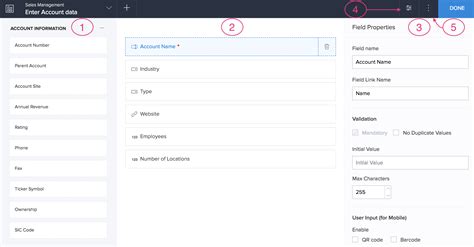 Understand Form Builder For Salesforce Modules Zoho Creator Help