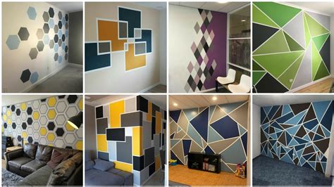 Geometric Wall Painting Ideas Geometric Design With Paint