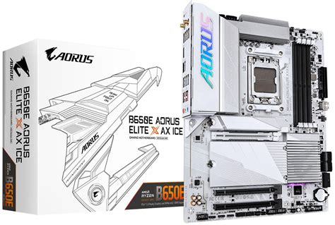 Плата Gigabyte B650E Aorus Elite X AX Ice поддерживает USB C 40 Гбит с