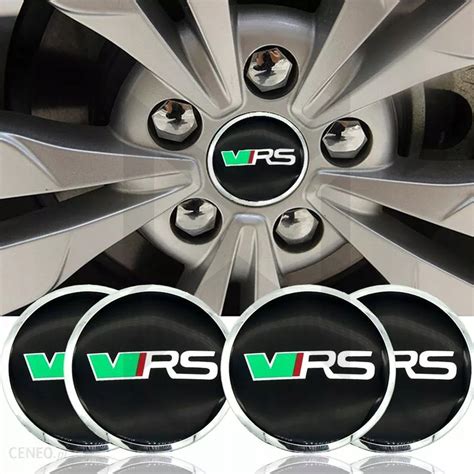 Dekielki Zaślepki SKODA VRS Naklejki FELGI 56mm 9975453324