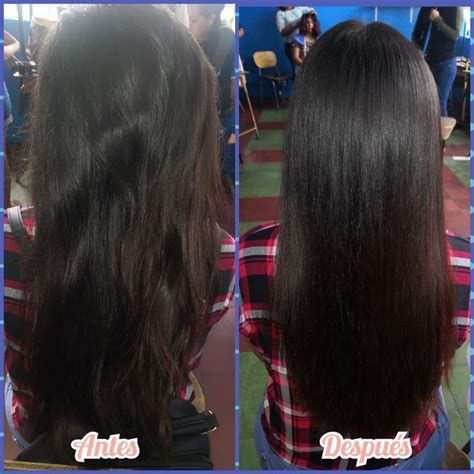 Planchado De Cabello Antes Y Despues Planchas Para Cabello Cabello