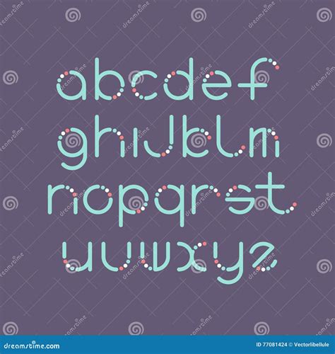 Latin Font Or English Alphabet Written With Creative Font Letters