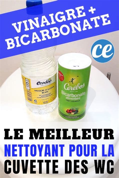 Bicarbonate Vinaigre Blanc Le Meilleur Nettoyant Pour La Cuvette