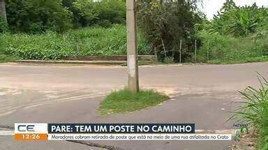CETV 1ª Edição Fortaleza Moradores cobram retirada de poste do meio