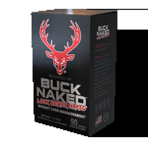 Buck Naked Thermogenic Weight Management Supplement Bucked Up