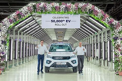 Tata Motors Rolls Out 50 000th Electric Vehicle From Its Pune Plant