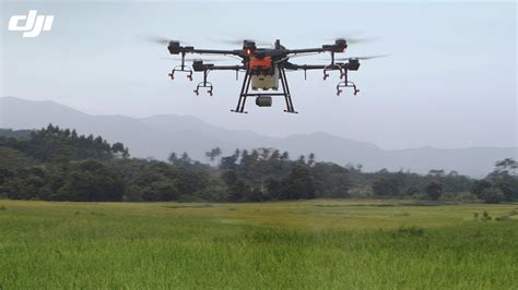 Dji Agras T Agricultural Spraying Drone Youtube