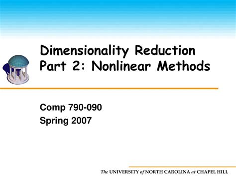 ppt dimensionality reduction part 2 nonlinear methods powerpoint presentation id 4327933