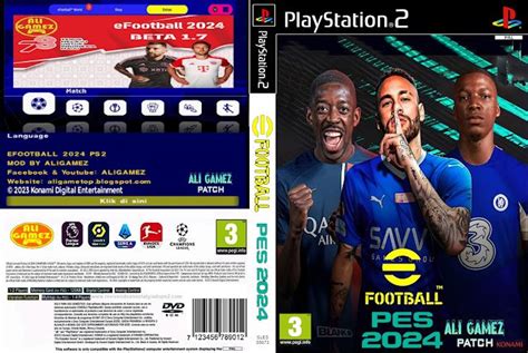 PES Efootball 2024 Patch By Aligamez DVD ISO PS2