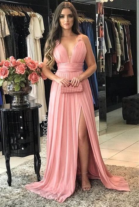 Vestido Rosa Para Madrinha Vestidos Para Usar Em Vestido