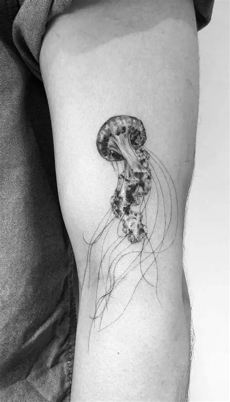 Details More Than Jellyfish Tattoo Black And White Super Hot In