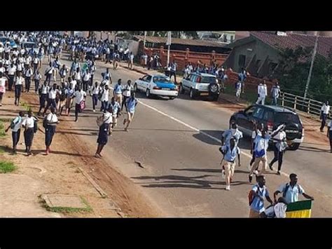 Gabonese Students Take To Streets To Demand Scholarships Youtube