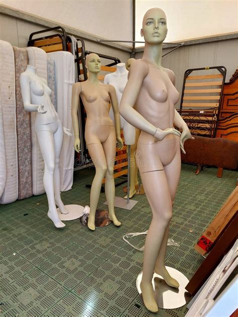 Naked Mannequins Inside A Warehouse Female Mannequins Without Clothes
