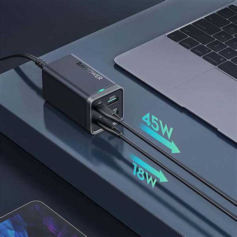 RAVPower Pioneer GaN Desktop Charging Station With 65W Power Delivery