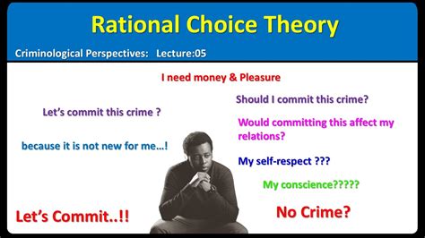 Rational Choice Theory RCT Theories Of Crime Causation