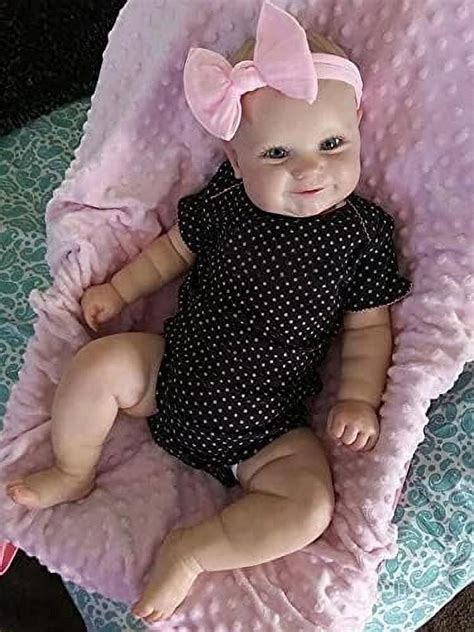 Icradle Lovely Real Life Reborn Baby Dolls Girl Inch Cm Full Body