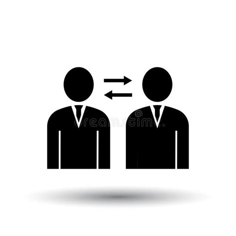 Icono Corporativo De La Interacci n Ilustración del Vector