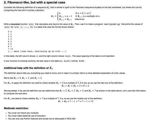 solved 2 fibonacci like but with a special case consider