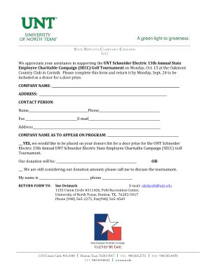 Fillable Online Unt Response Form University Of North Texas Unt Fax