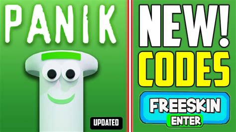New Codes Update For Panik Codes Panik Codes For Roblox