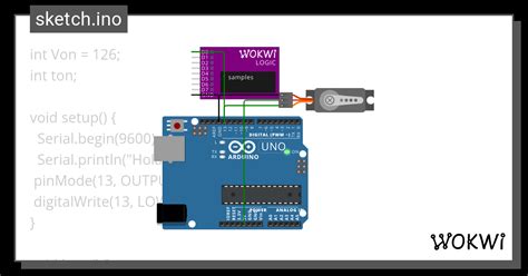 Prueba Servo Wokwi ESP32 STM32 Arduino Simulator