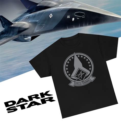 Top Gun Maverick Dark Star SR72 Plane T Shirt Stella