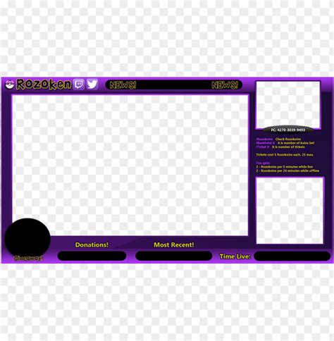 Twitch Overlays PNG Transparent With Clear Background ID 284408 TOPpng