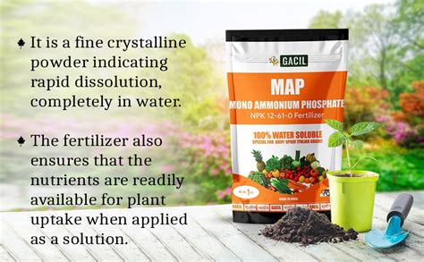 GACIL MAP Mono Ammonium Phosphate 12 61 00 NPK Water Soluble