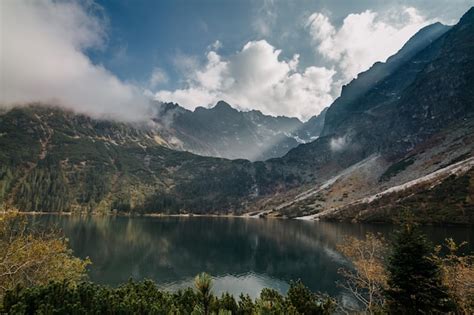 Premium Photo Sea Eye Lake Morskie Oko Lake Polish Tatra Mountains