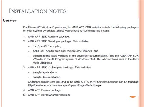 ppt amd accelerated parallel processing app sdk formerly ati stream with opencl™ 1 1