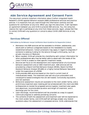 Aba Service Contract Doc Template PdfFiller