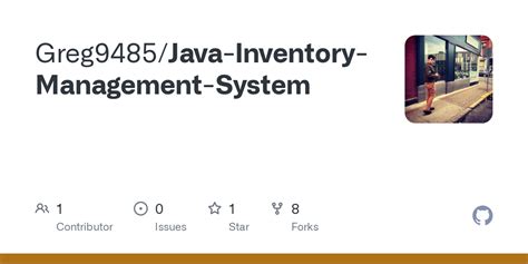 github greg9485 java inventory management system