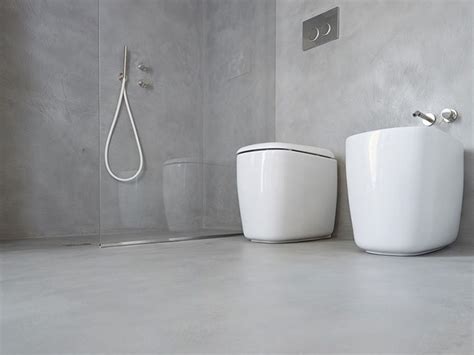 Bagno In Microcemento Contemporary Bathroom Milan By