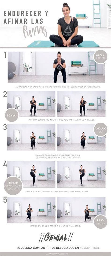 ENDURECER Y AFINAR LAS PIERNAS PASO A PASO GYM VIRTUAL