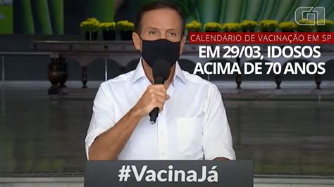 VÍDEO Vacinação contra Covid 19 de idosos acima de 70 anos começa em