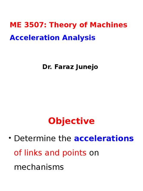 lect acceleration analysis graphical pdf acceleration euclidean vector