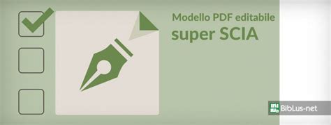 SCIA Alternativa Super SCIA Il Modello Unico PDF Editabile E La