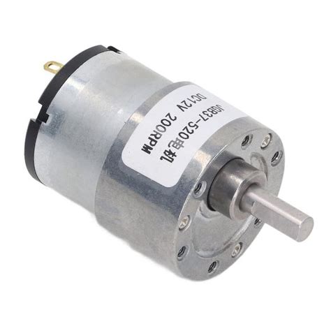 EIF Moteur de réduction de vitesse Moteur à engrenages DC 12V Moteur à