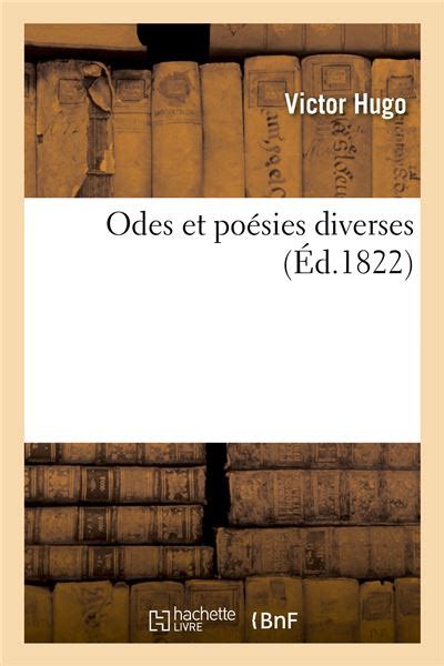 Odes et poésies diverses broché Victor Hugo Achat Livre fnac