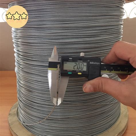 Jual 2MM 2 MM KAWAT SELING SLING BAJA LAPIS PLASTIK PVC WIRE ROPE