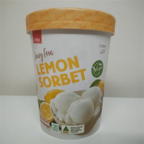 Coles Dairy Free Lemon Sorbet Reviews Abillion