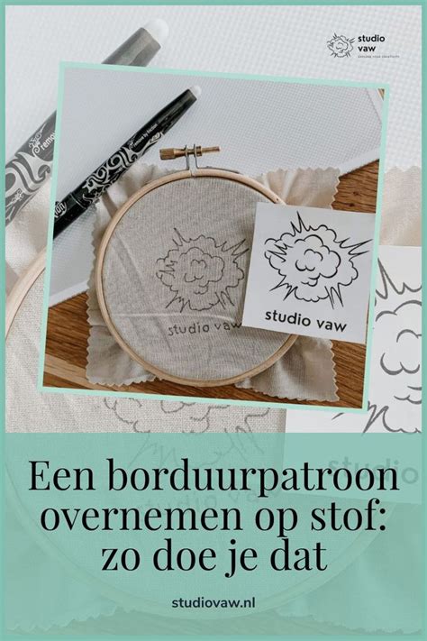 Een Borduurpatroon Overnemen Op Stof Zo Doe Je Dat Borduurpatronen