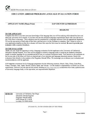 Fillable Online Icenter Ucsd Lang Eval Icenter Ucsd Fax Email Print