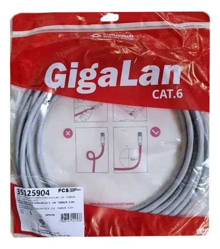 Patch Cord Blindado Furukawa Cat6 F Utp Injetado 5 Metros