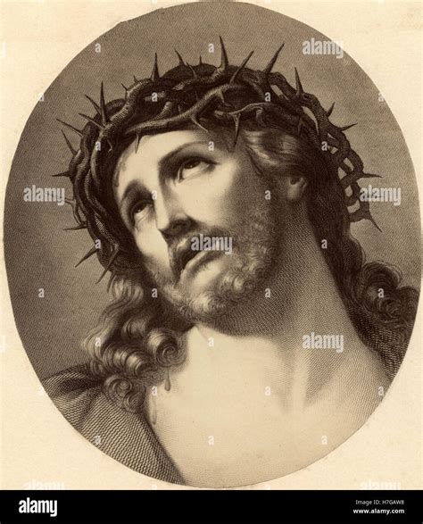 Jesus con una corona de espinas fotografías e imágenes de alta
