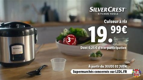 Lidl cuiseur à riz Silvercrest le vrai prix des bonnes choses Pub 30s
