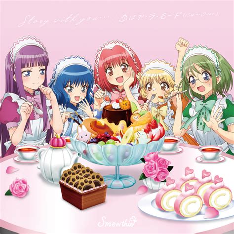 Momomiya Ichigo Fujiwara Zakuro Aizawa Mint Midorikawa Lettuce And Fong Pudding Tokyo Mew