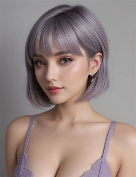 Lavender Gray Hair Color Ideas Nel Capelli Colorati Capelli Colori
