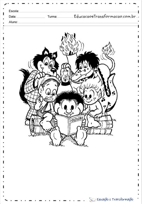 Desenhos Para Colorir Do Folclore